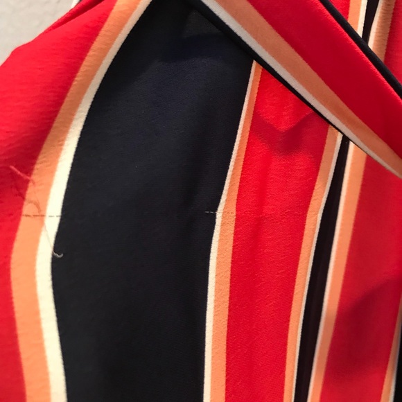 Veronica M | Other | Veronica M Striped Jumpsuit Wtie Waist Pockets ...